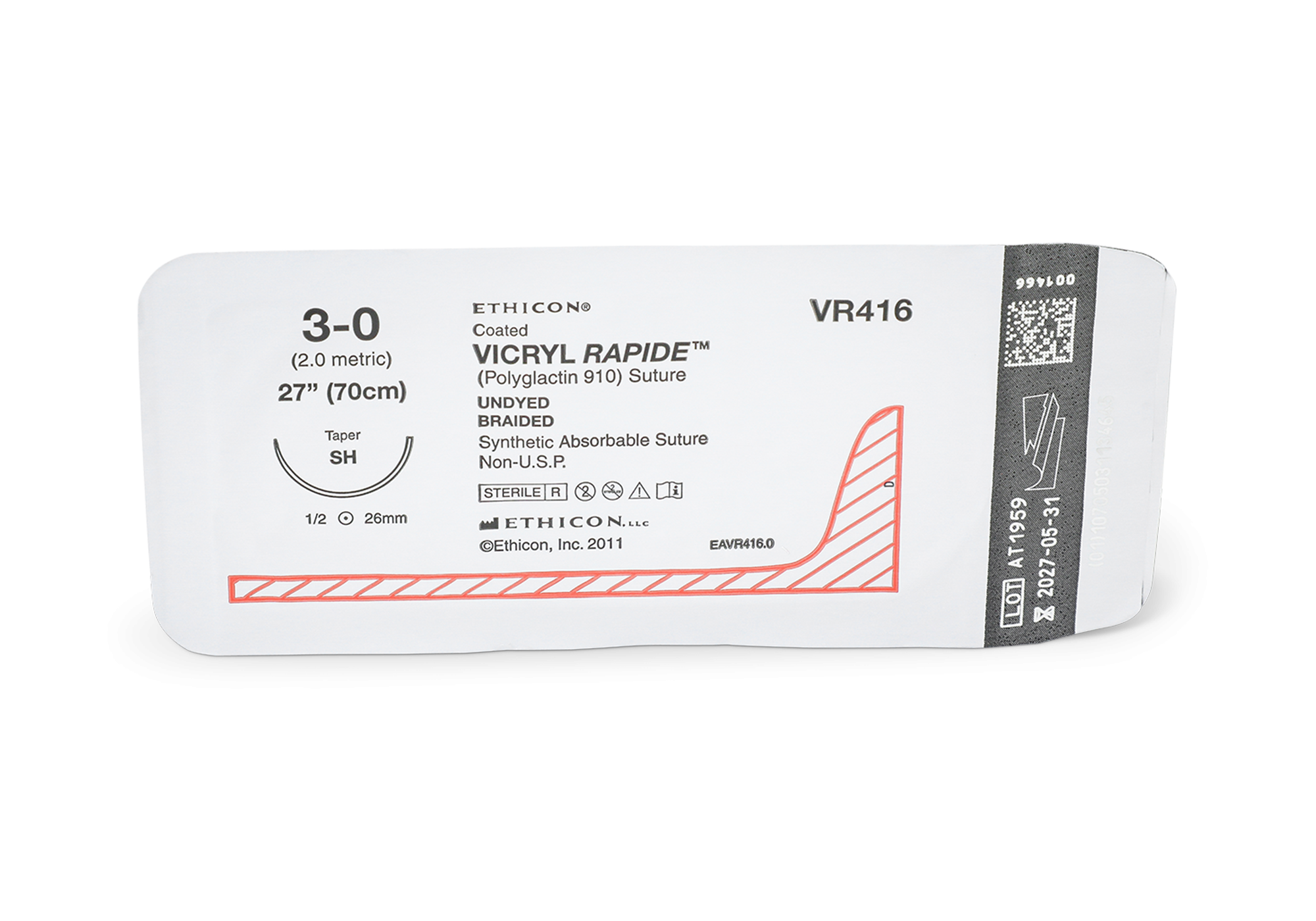 VICRYL RAPIDE™ Polyglactin 910 Suture by ETHICON | J&J MedTech